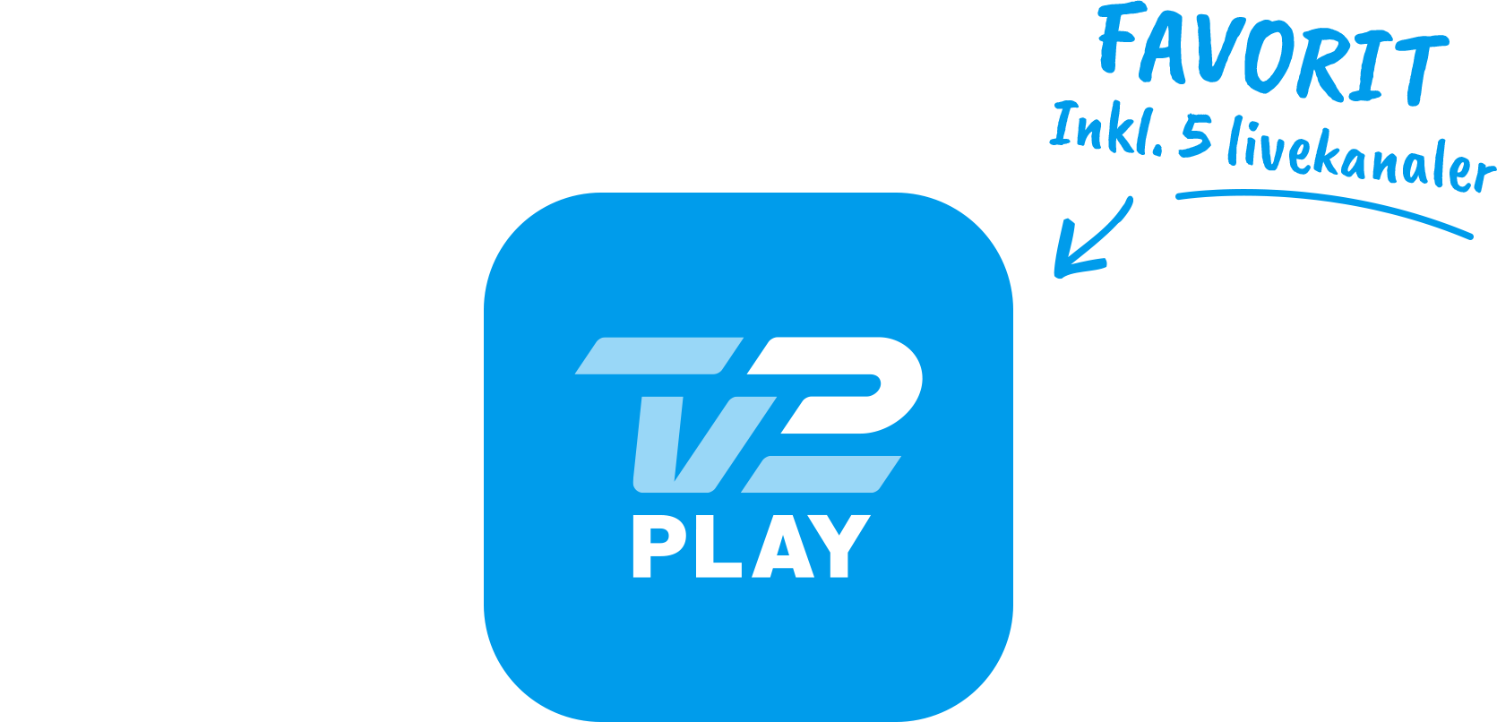 Mobilabonnement | Fri tale + 65 GB inkl. TV 2 PLAY Favorit